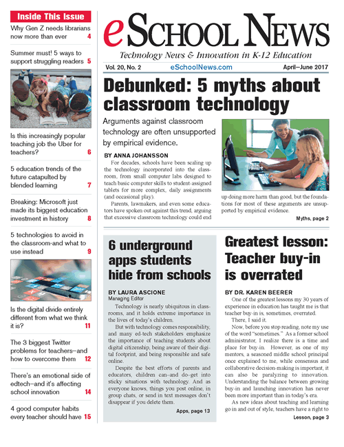 eSchool News Apr-June 2017 | eSchool News