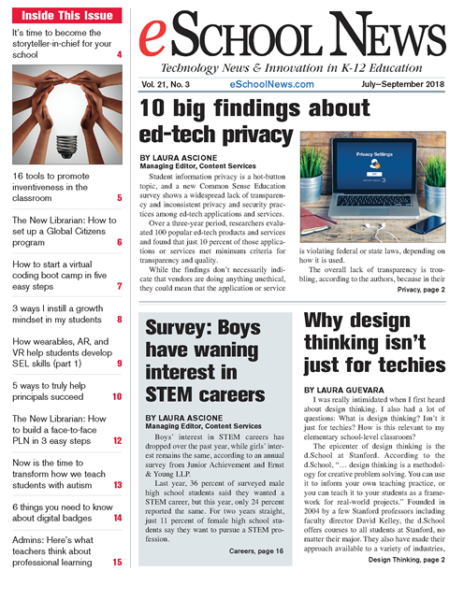 eSchool News July-September 2018 | eSchool News