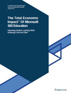 The Total Economic Impact Of Microsoft 365 Education | eSchool News