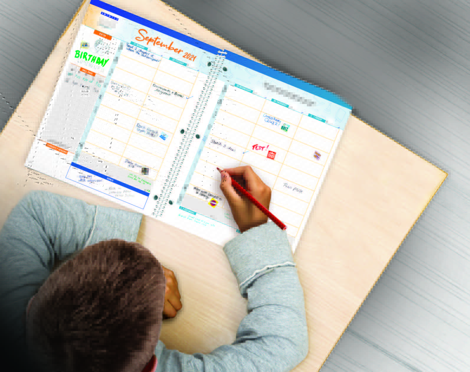 Students will crush goals with the multi-grade level student planner ...